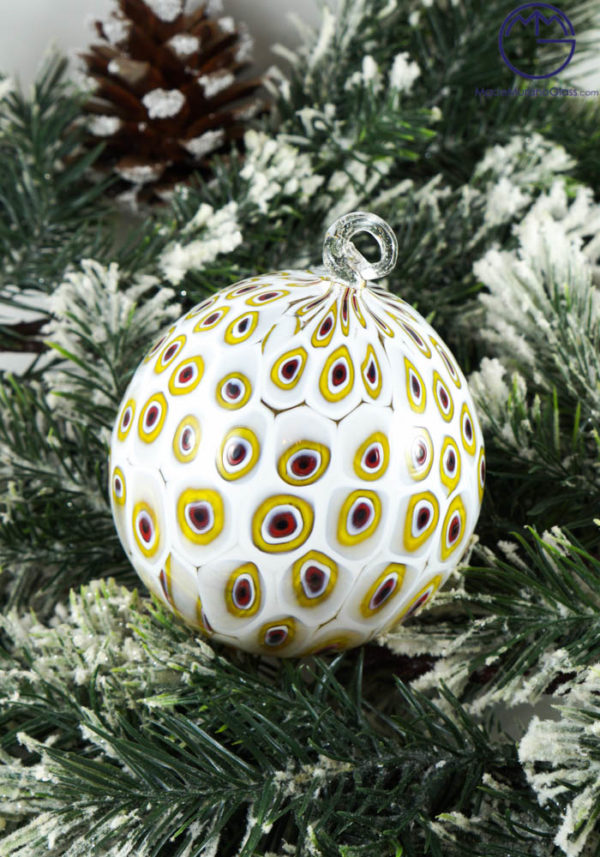 Ferdinand - Christmas Ball In Venetian Blown Glass With Murrina ...