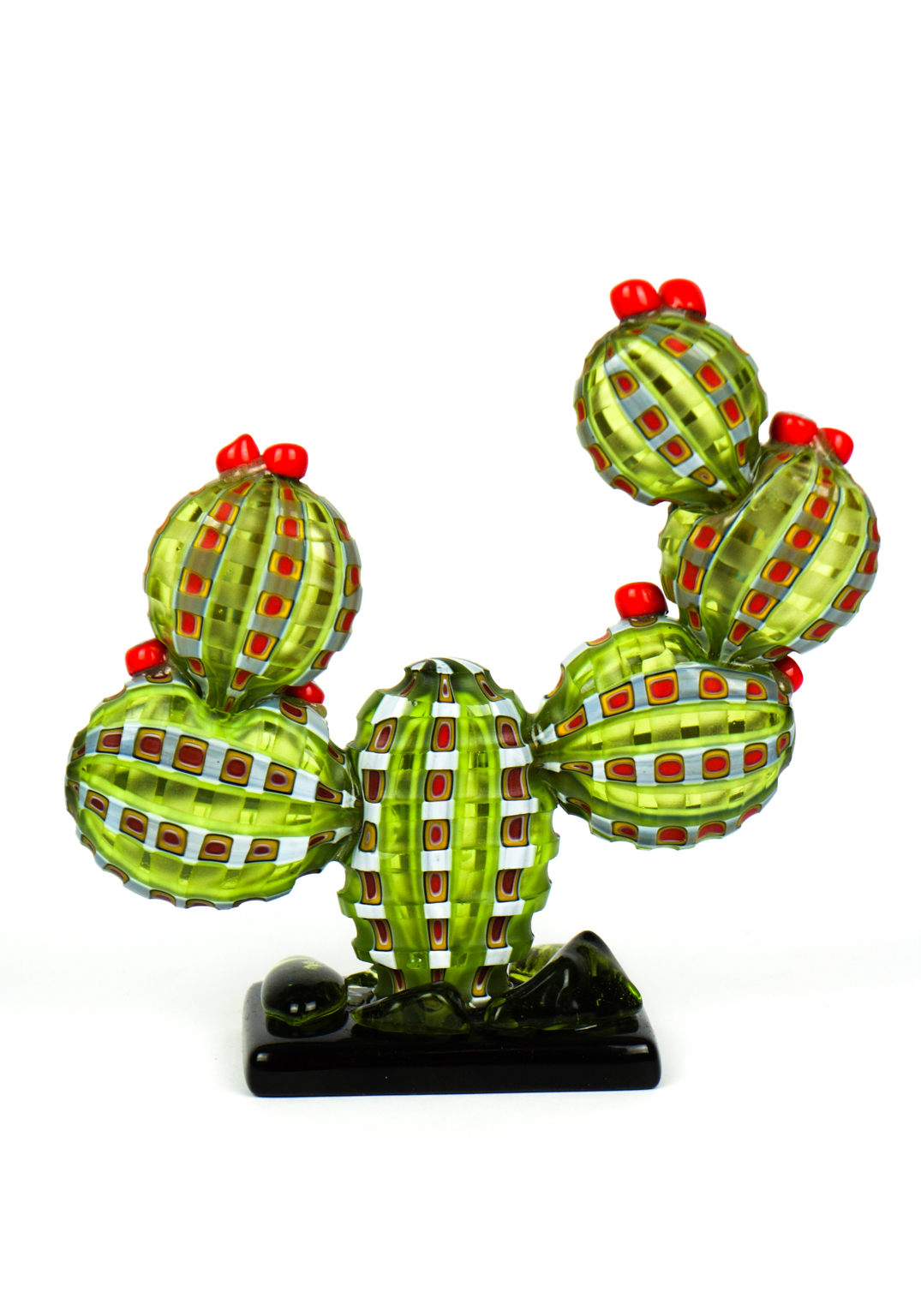Brubi - Murano Glass Plant Of Cactus - Made Murano Glass