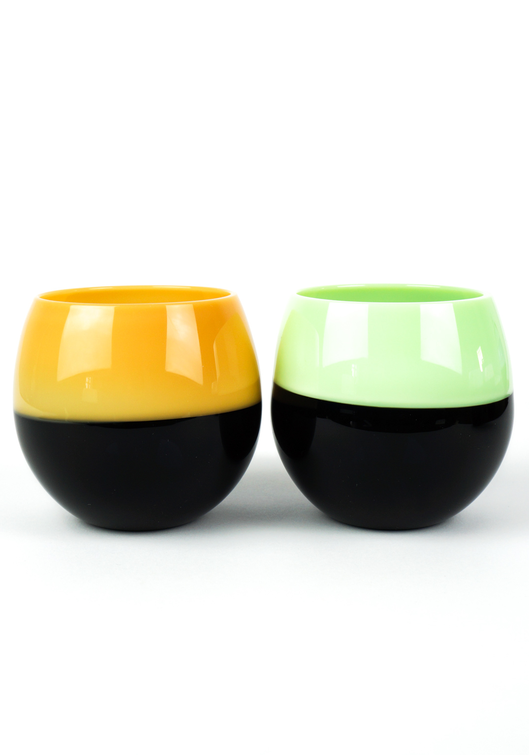 Inca - Set Of Six Murano Drinking Glasses Incalmo - Made Murano Glass