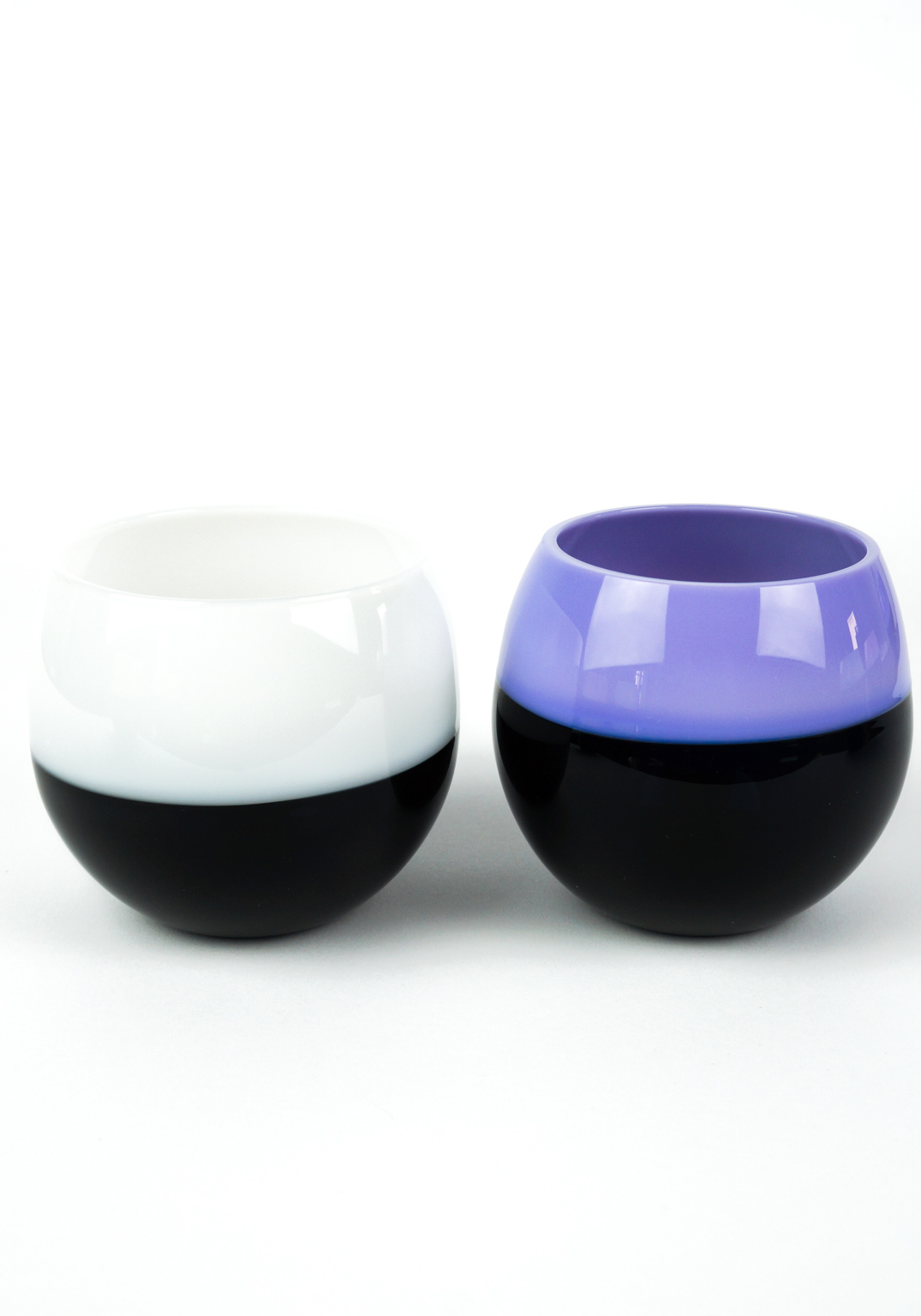 Inca - Set Of Six Murano Drinking Glasses Incalmo - Made Murano Glass