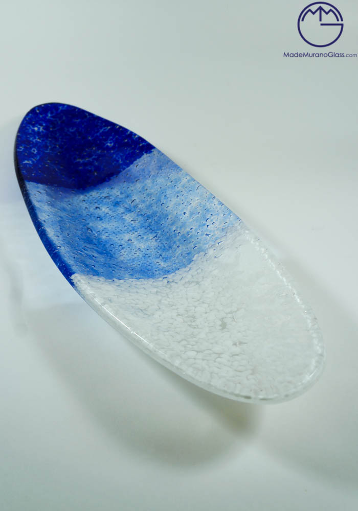Oval Plate With Mace In Murano Glass - Made Murano Glass