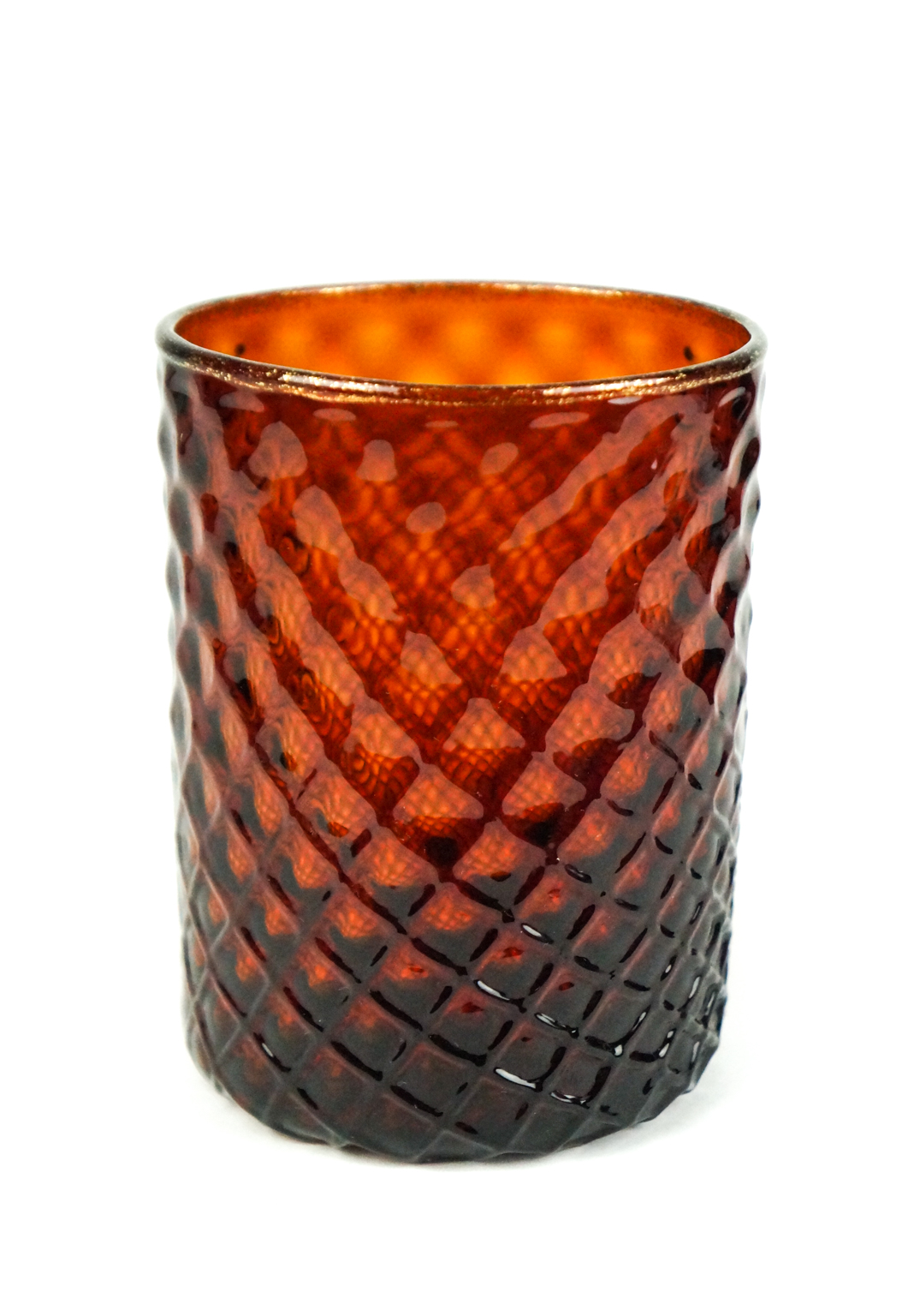 Tosca - Set Of 6 Drinking Glasses Amber Tumbler With Jug - Made Murano ...