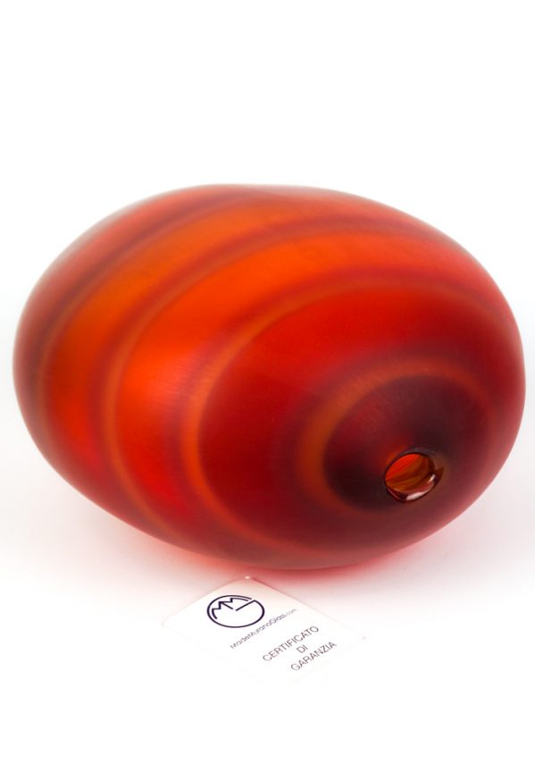 Villanova - Red Vase - Made Murano Glass - Made Murano Glass
