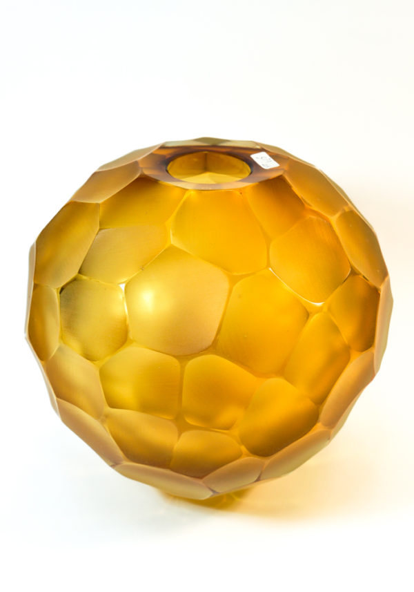 Baeon - Amber Murano Glass Vase - Made Murano Glass