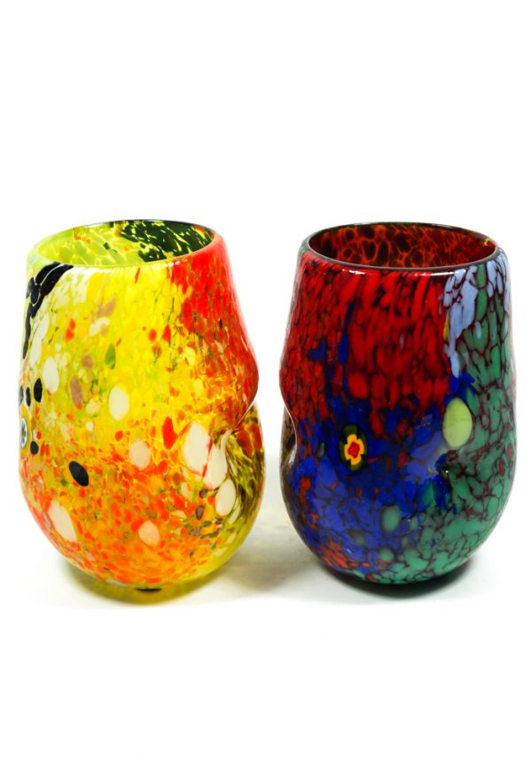 Samba - Set Of 6 Murano Drinking Glasses - Made Murano Glass - Made ...