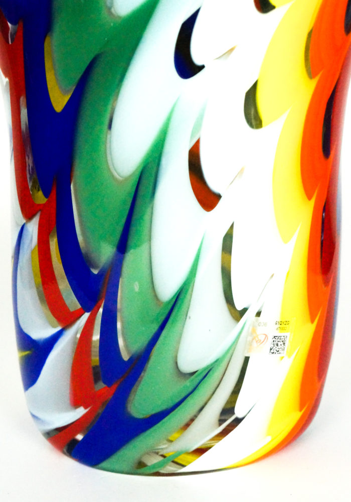 Yari - Exclusive Multicolour Glass Vase - Made Murano Glass