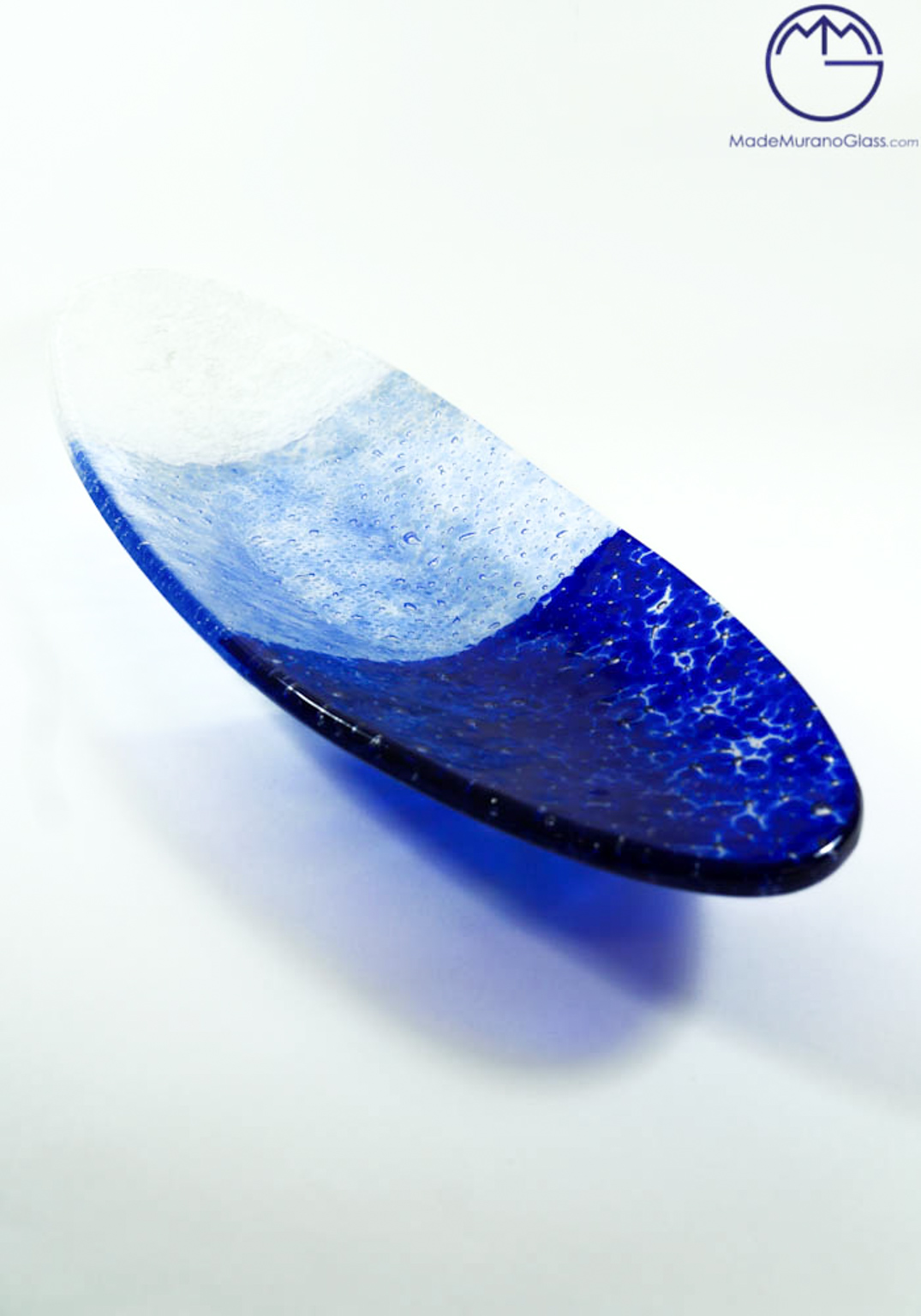 Oval Plate With Mace In Murano Glass - Made Murano Glass