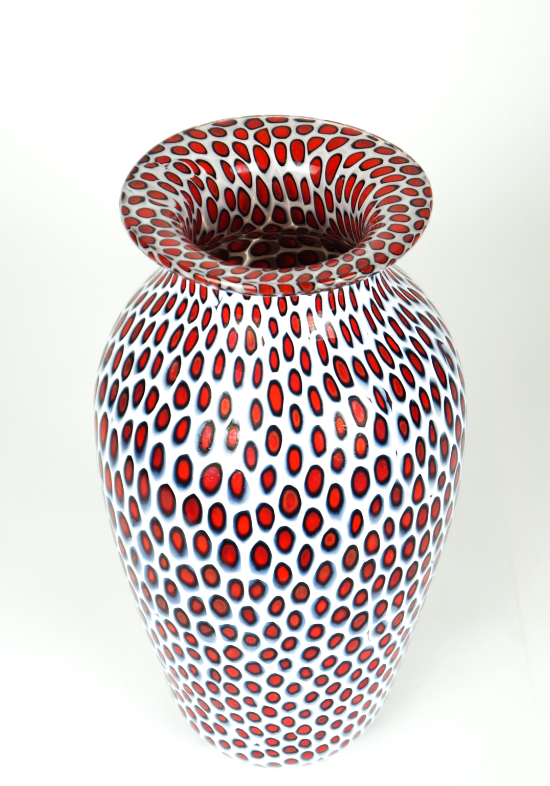 Colosseo - Vase With Murrina Millefiori - Made Murano Glass