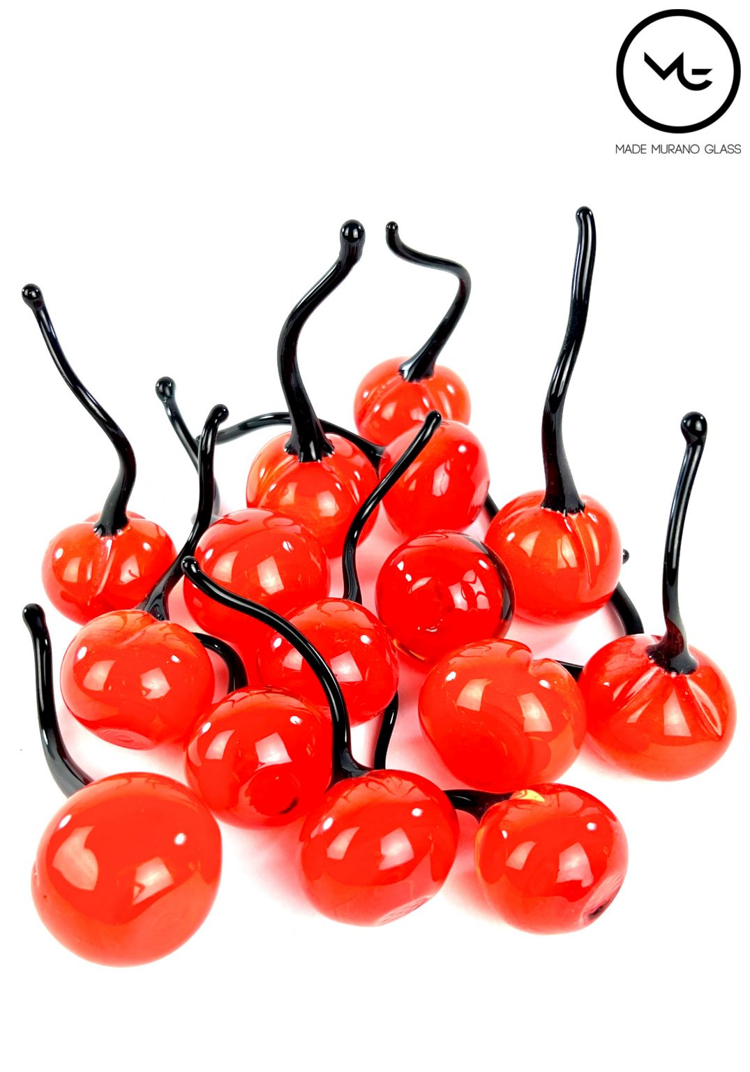 Murano Glass Cherries - Made Murano Glass