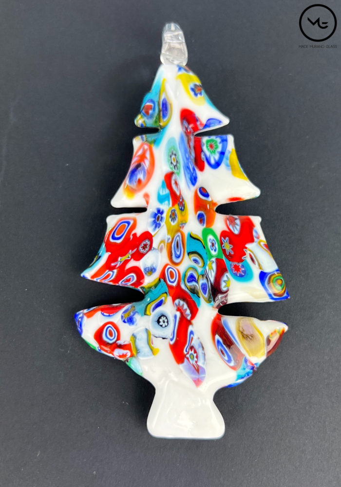 Pillo - Tree For Christmas Ornaments In Murano Glass - Made Murano Glass