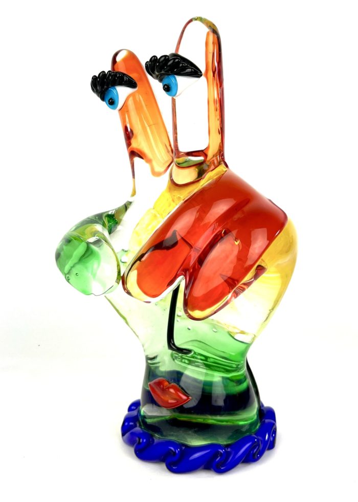 Peace - Multicolored Murano Glass Sculpture - Made Murano Glass