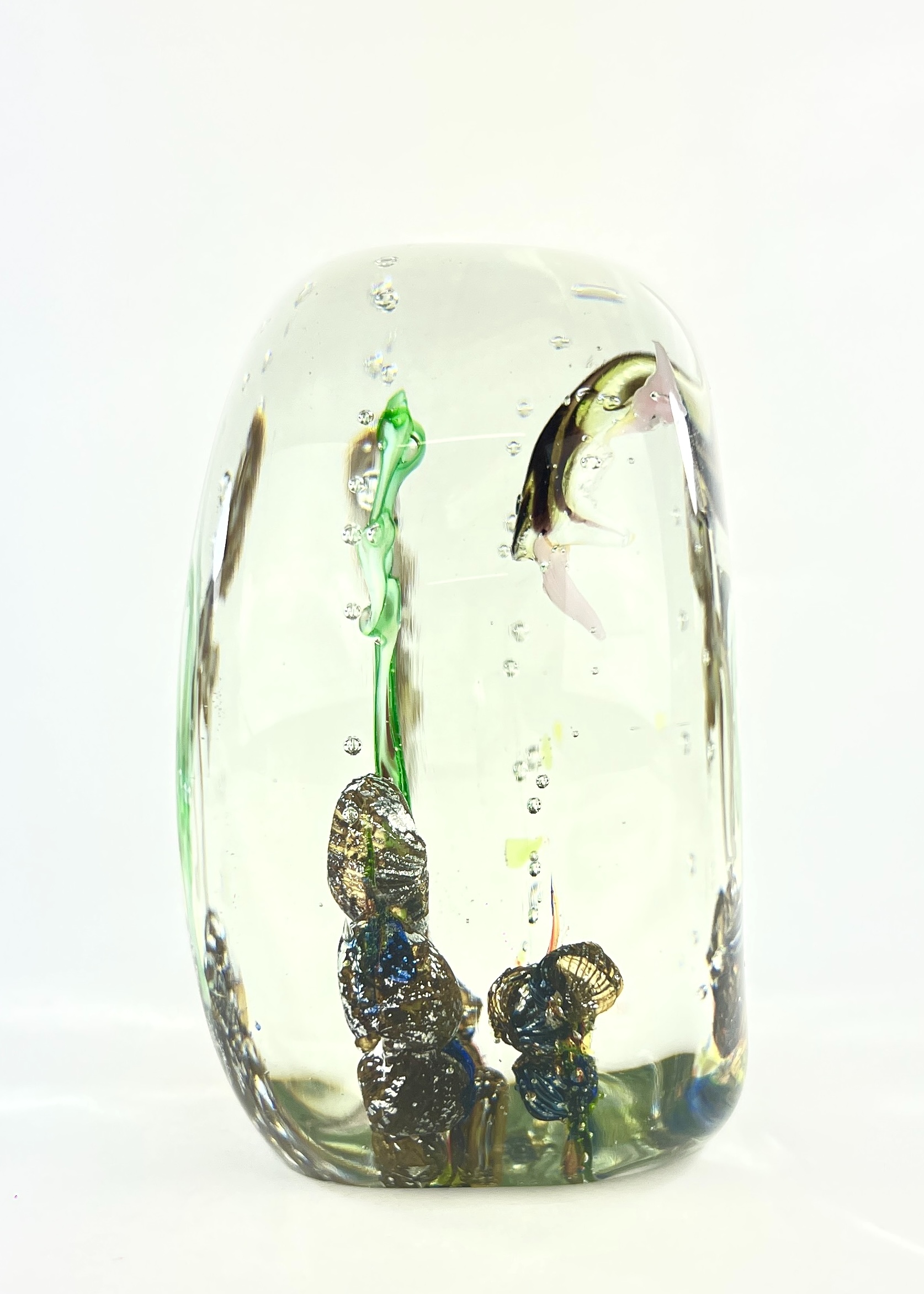 Sargassi - Murano Glass Aquarium With 4 Elements - Unique Piece 1/1 ...