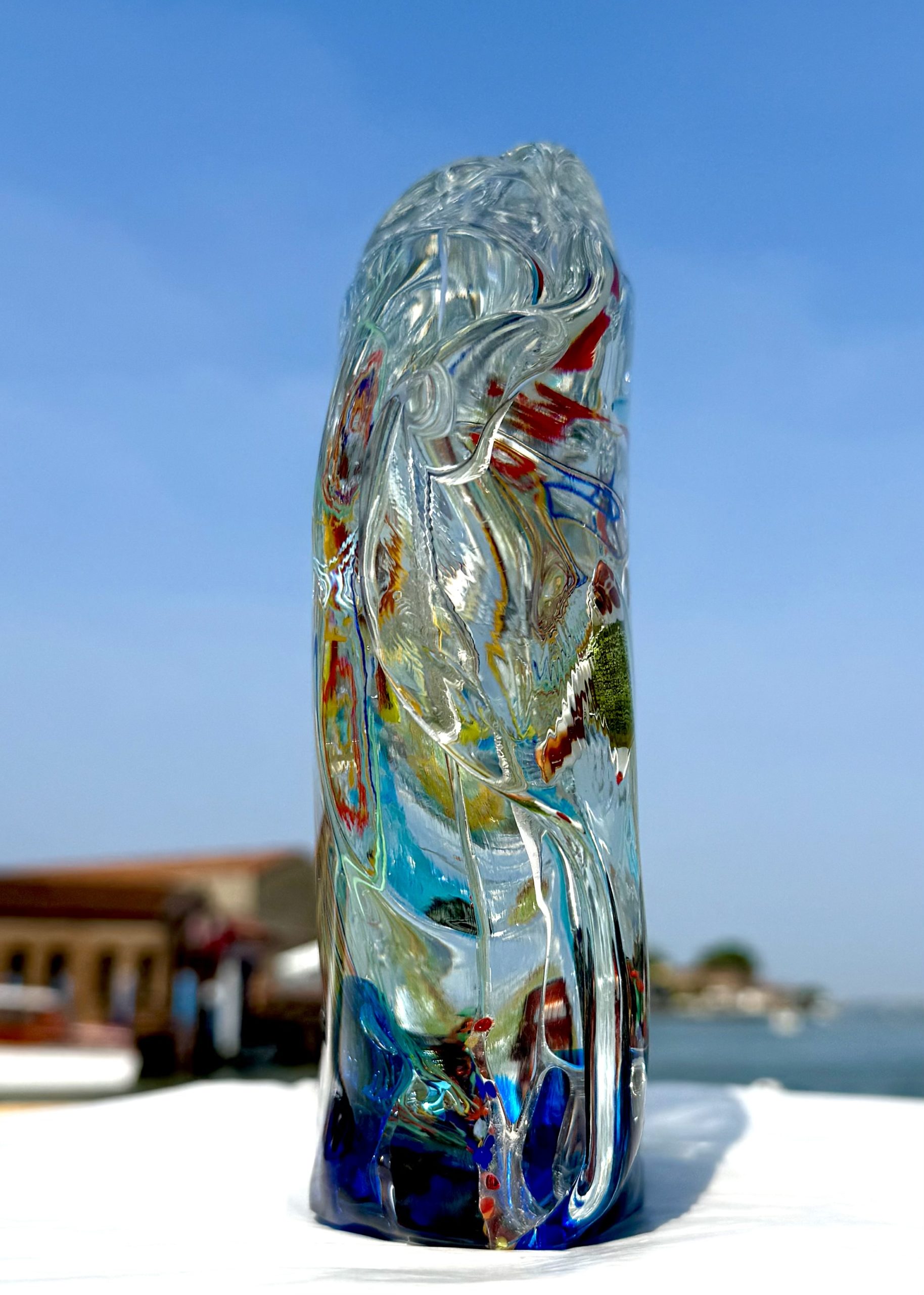 Olenek - Murano Glass Aquarium With 8 Elements